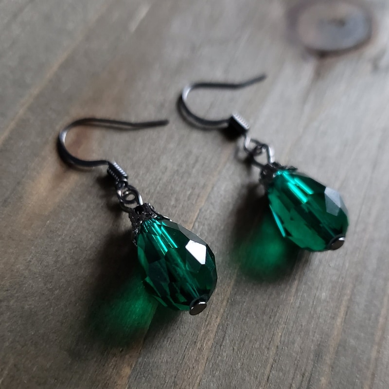 Green Teardrop - Etsy