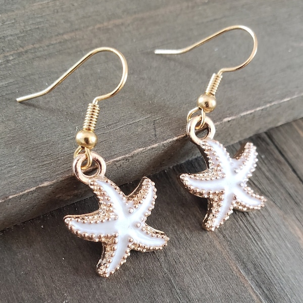 Starfish Earrings - Etsy