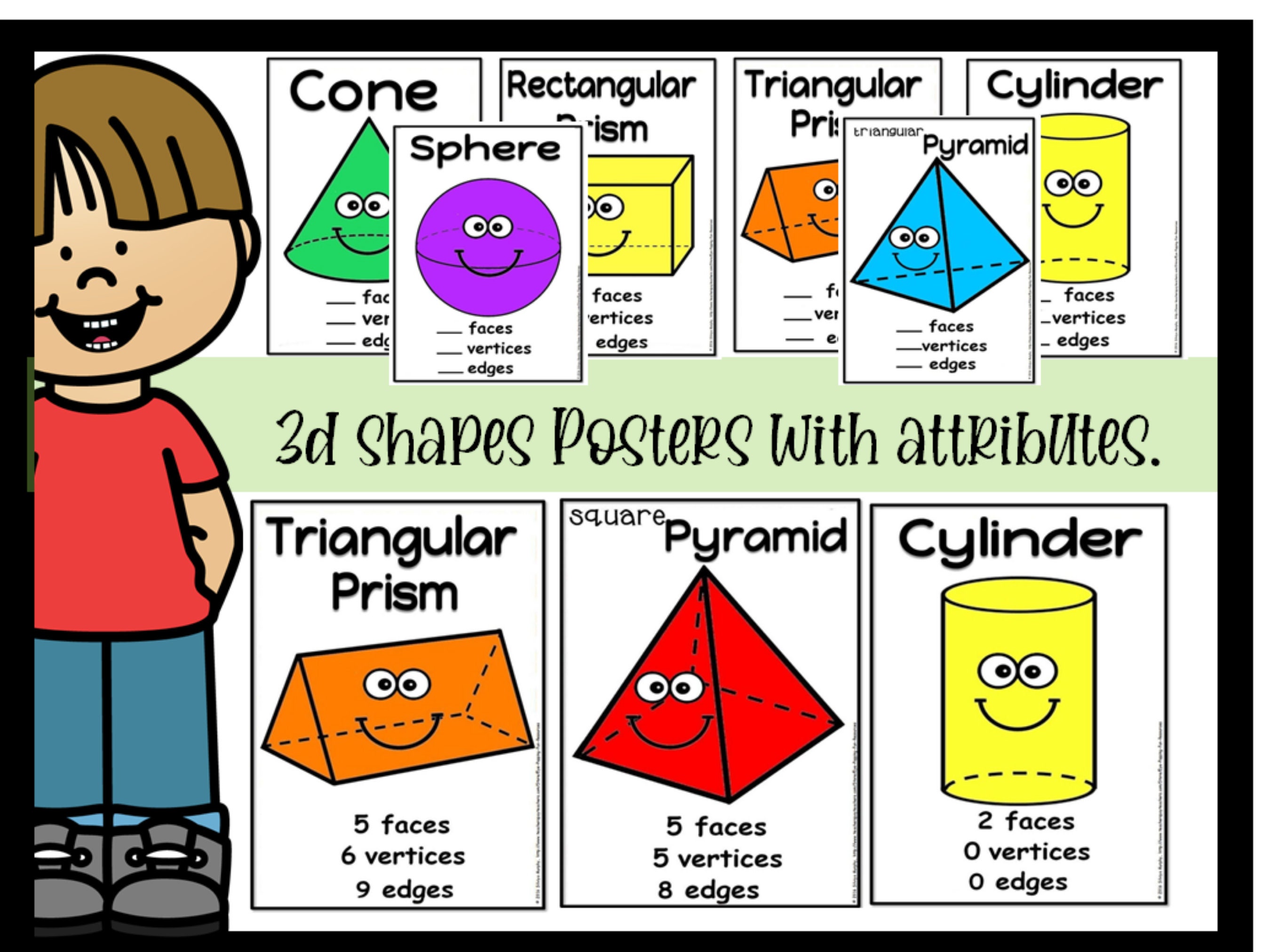 Kindergarten 3d Shapes Bundle|attributes of Shapes|boom Cards|sorting ...