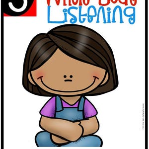 Whole Body Listening Poster|behavior Management|50% Off - Etsy