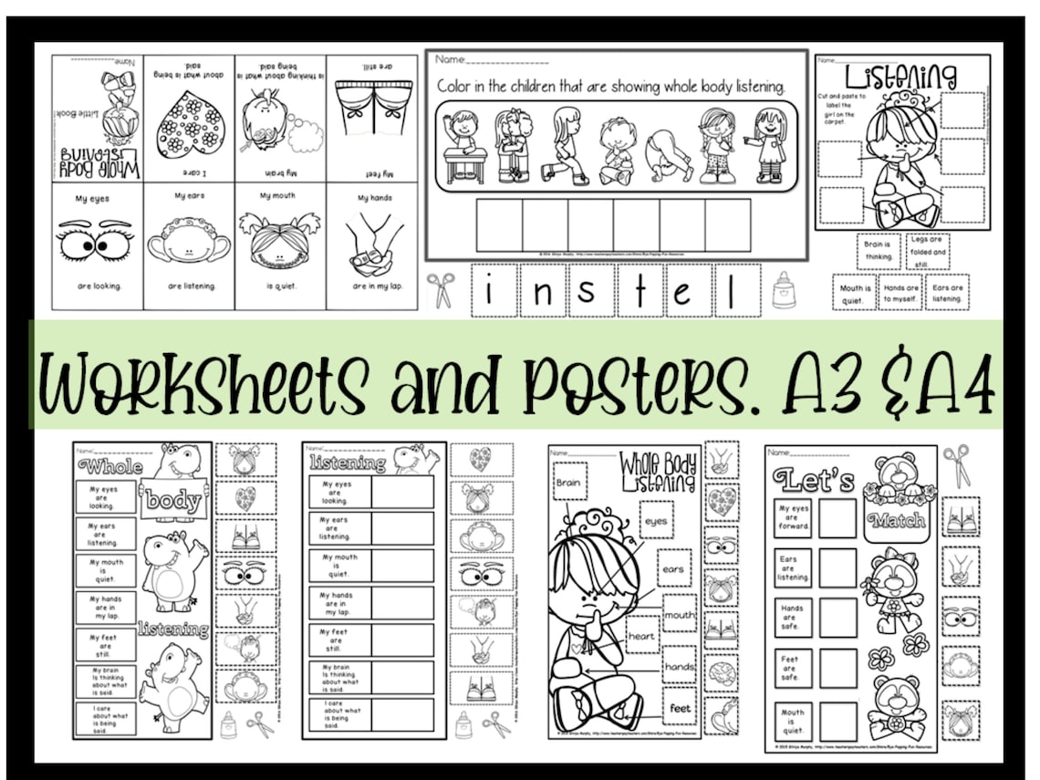 Whole Body Listening Bundle - Etsy