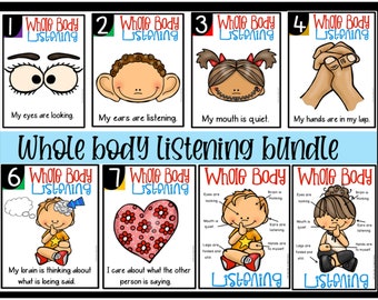 Whole Body Listening Printables
