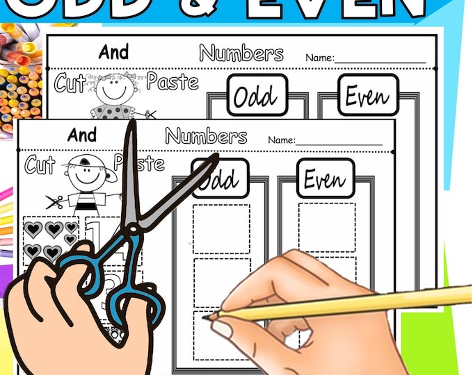 Even & Odd Numbers, Even Steven Odd Todd, Hundred Chart, Math Folder ...