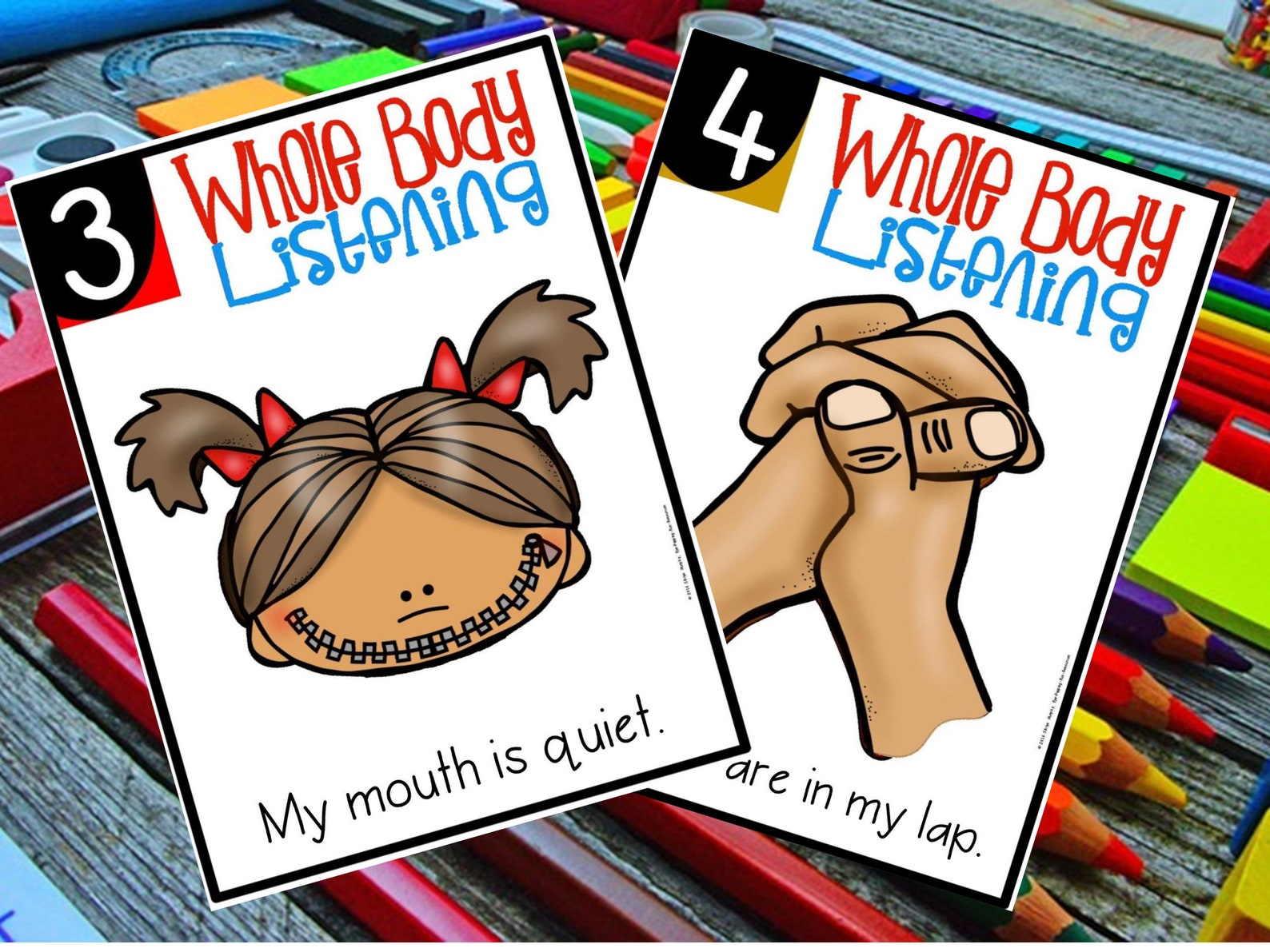 Whole Body Listening Poster|behavior Management|50% Off - Etsy