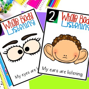 Whole Body Listening Poster|behavior Management|50% Off - Etsy
