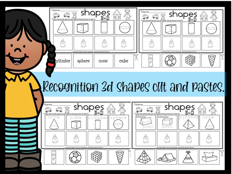 Kindergarten 3d Shapes Bundle|attributes of Shapes|boom Cards|sorting ...