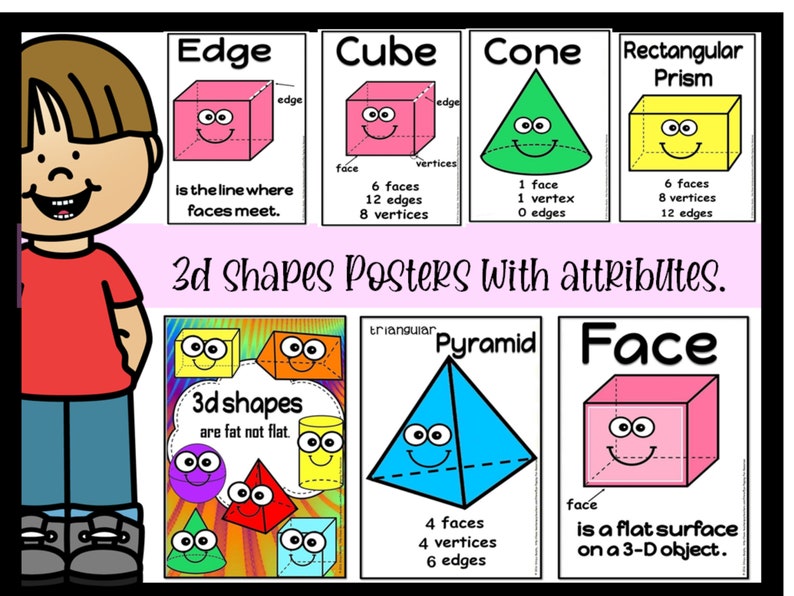 Kindergarten 3d Shapes Bundle|attributes of Shapes|boom Cards|sorting ...