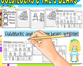 Goldilocks and the Three Bears. Retelling Story, Props and Sequencing ...