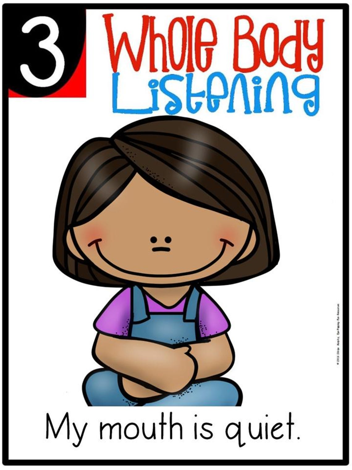 Whole Body Listening Bundle-powerpoint Game|posters and Worksheets|boom ...