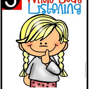 Whole Body Listening Poster|behavior Management|50% Off - Etsy