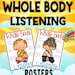 Whole Body Listening Poster|behavior Management|50% Off - Etsy