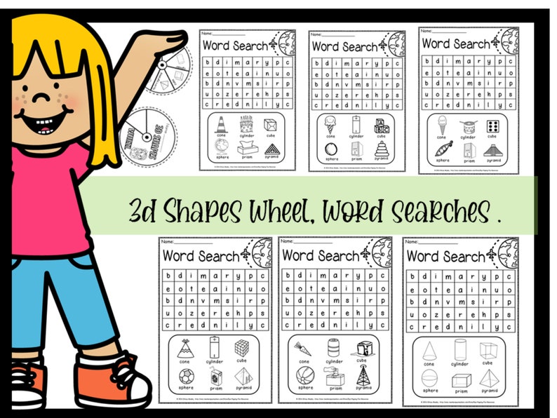 Kindergarten 3d Shapes Bundle|attributes of Shapes|boom Cards|sorting ...