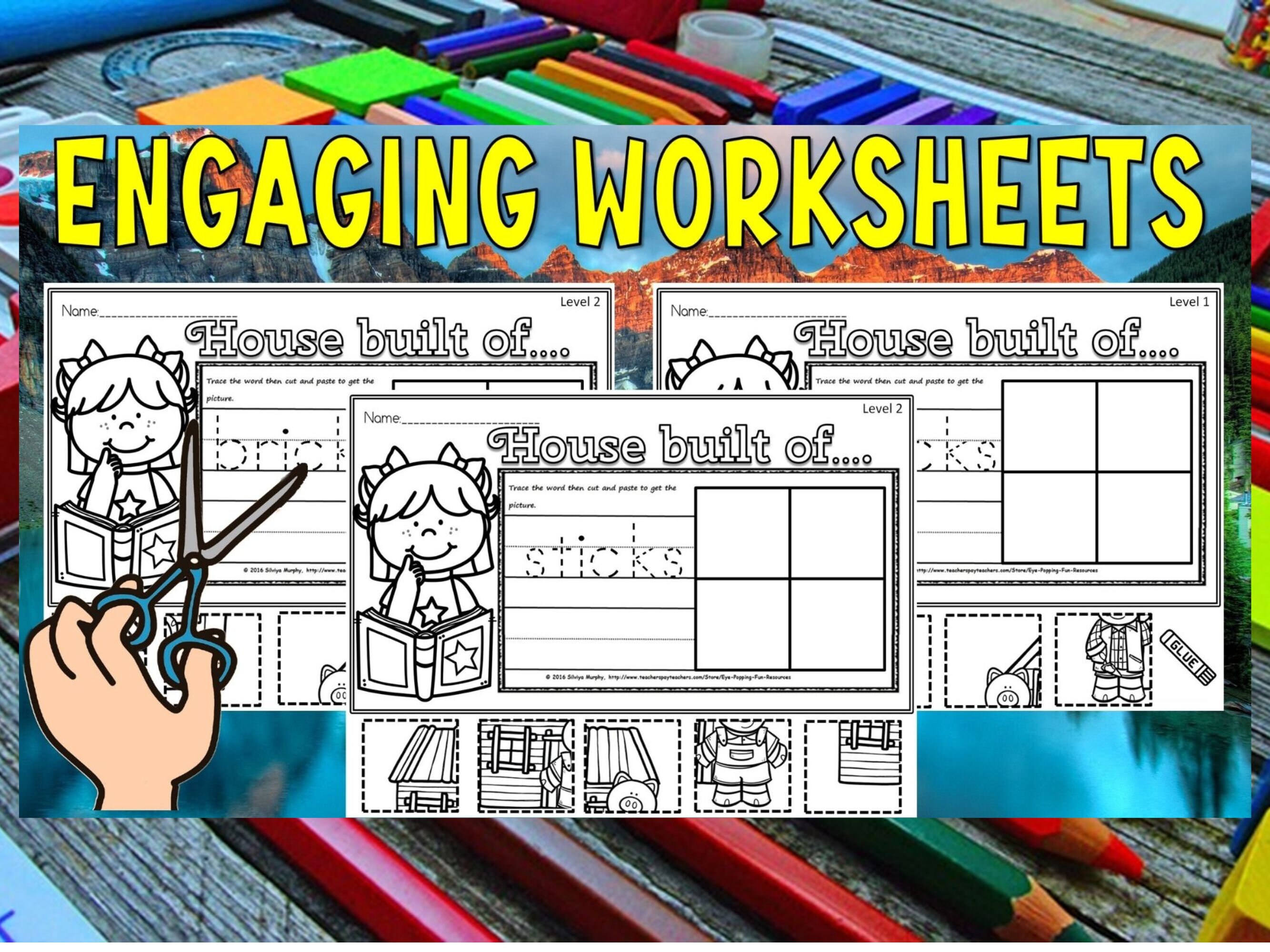Three Little Pigs Activities|worksheets| Posters|wheel|cause and Effect ...