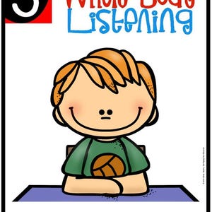 Whole Body Listening Poster|behavior Management|50% Off - Etsy