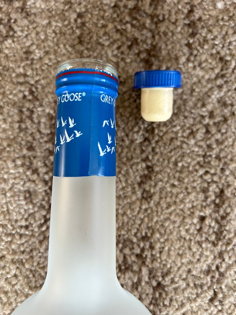 Grey Goose Bottle With Cork - Etsy