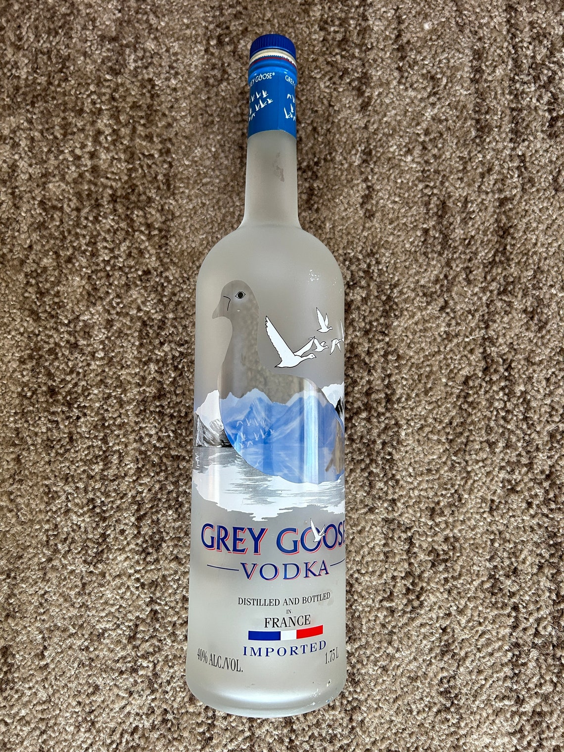 Grey Goose Bottle With Cork - Etsy