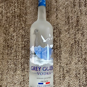 Grey Goose Bottle With Cork - Etsy