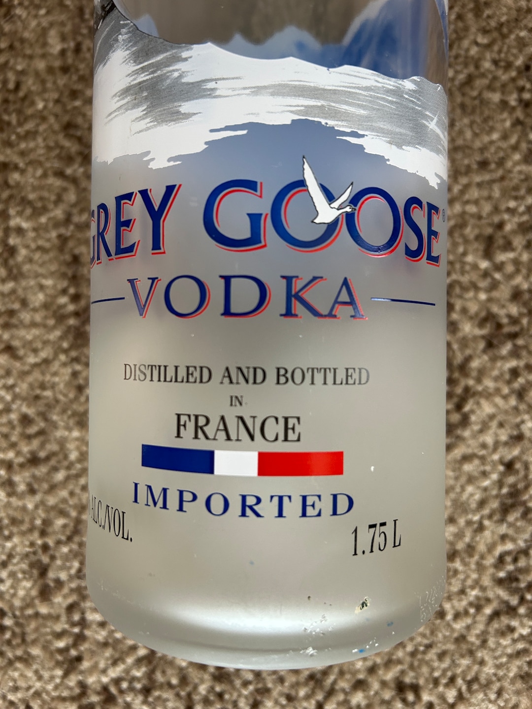 Grey Goose Bottle With Cork - Etsy