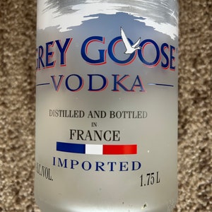 Grey Goose Bottle With Cork - Etsy
