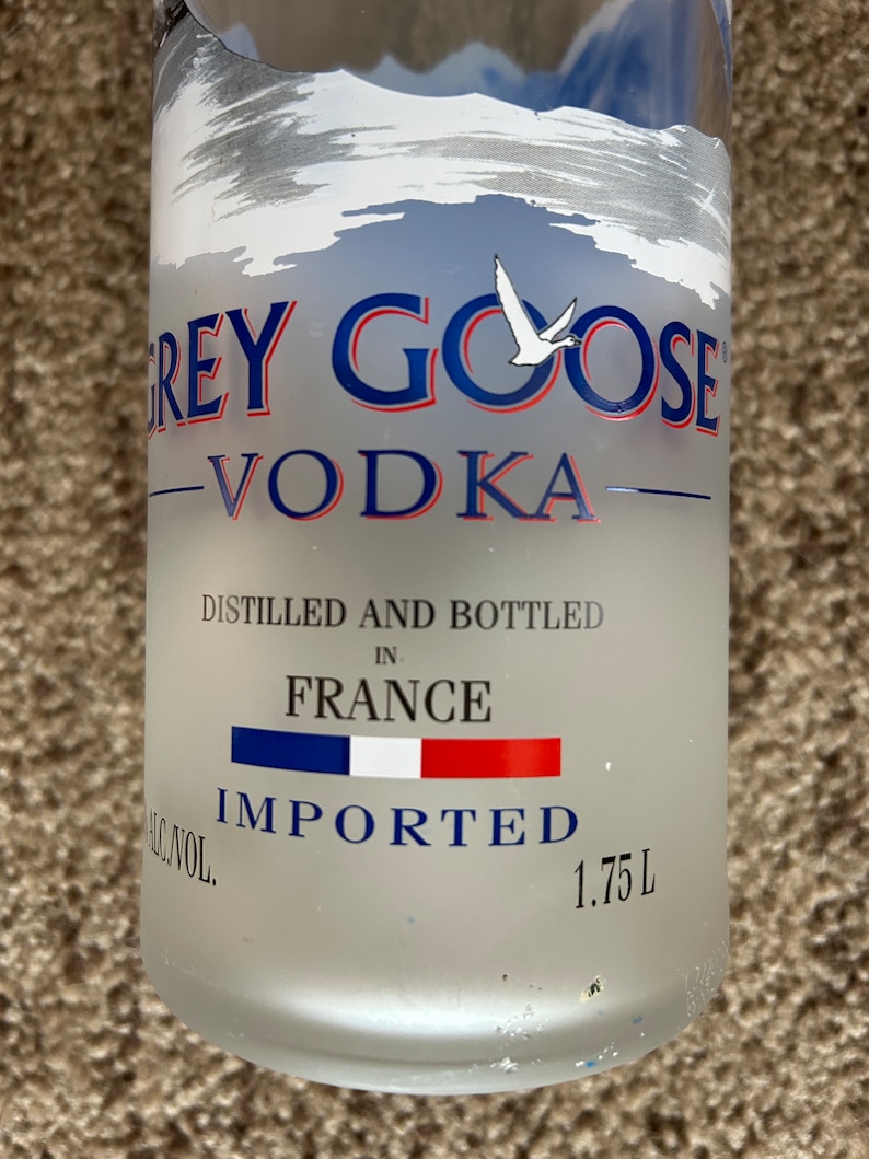 Grey Goose Bottle With Cork - Etsy