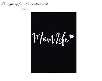 Mom Life Decal/vinyl Stickers& Decals for Cars/vinyl Decal/laptop ...