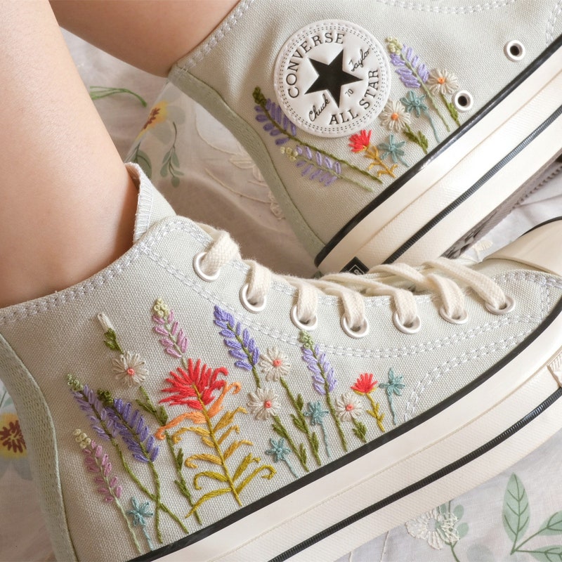 Converse Flower - Etsy