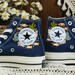 Converse Ocean Embroidered Shoes, 1970s Converse Chuck Taylor, Converse ...