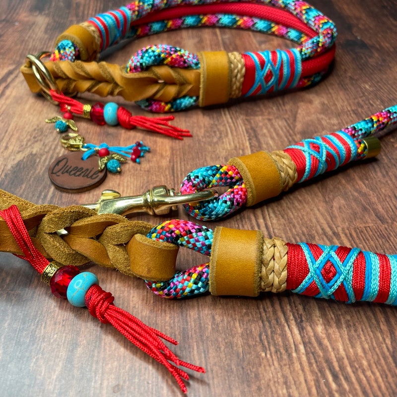 Rope Dog Collar - Etsy