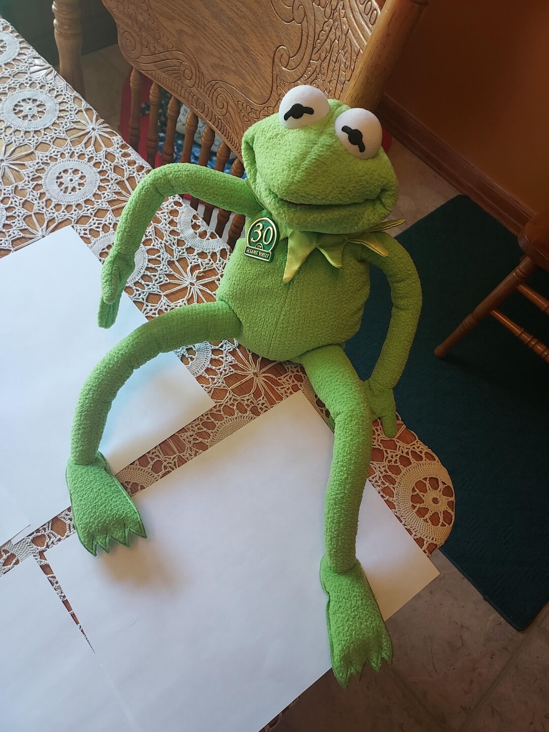 Tyco Magic Talking Kermit the Frog Sesame Street 30th Anniversary, Used ...