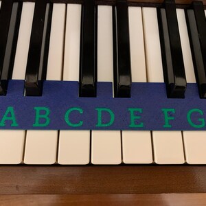 Piano Rake Note Chart - A Start or C Start - Etsy