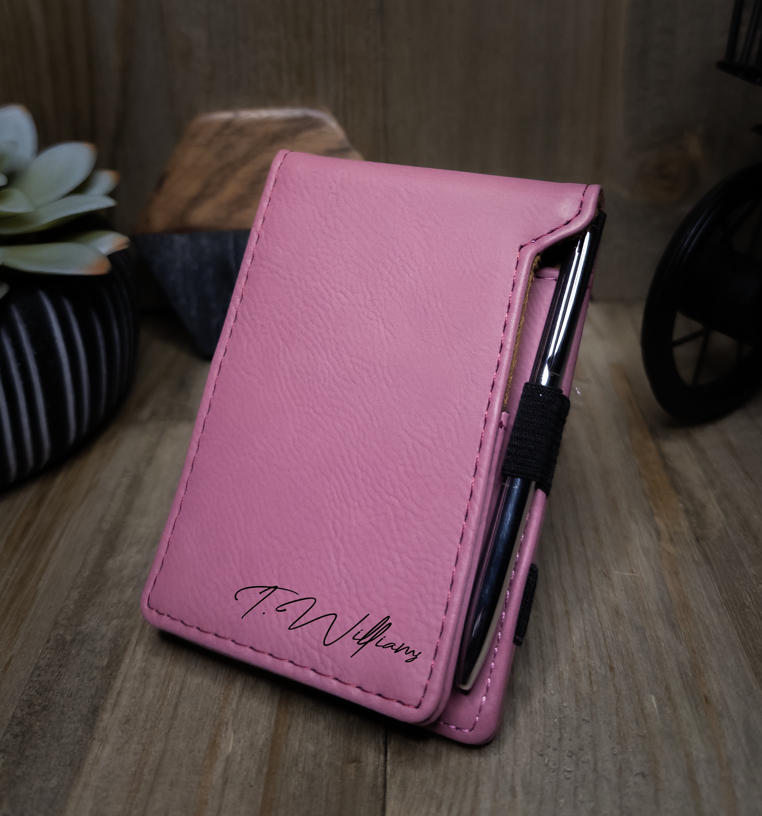 Custom Engraved Notepad. Personalized Notepad Leather Custom - Etsy