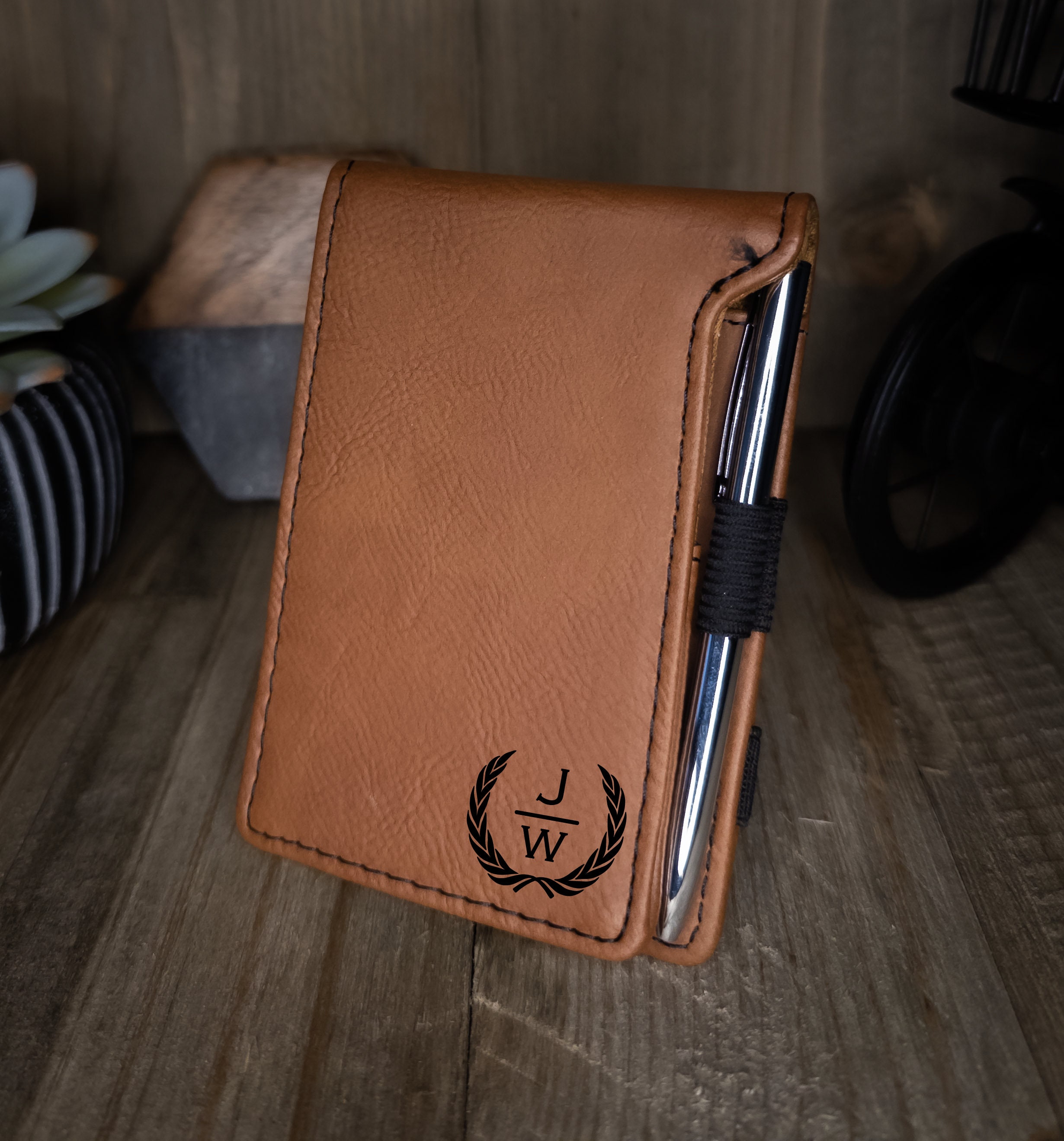 Custom Engraved Notepad. Personalized Notepad Leather Custom - Etsy