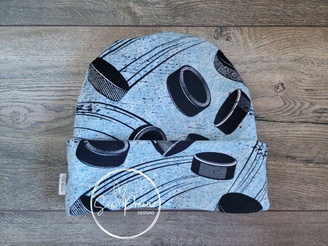 Blue Hockey Puck Winter Hats / Toque / Winter Beanie - Etsy
