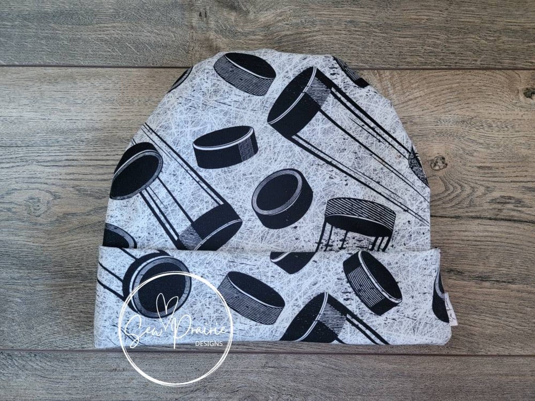 Light Grey Hockey Puck Winter Hats / Toque / Winter Beanie - Etsy