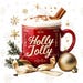 10 Christmas Drink Clipart Bundle – Festive Drink Icons, Hot Cocoa ...