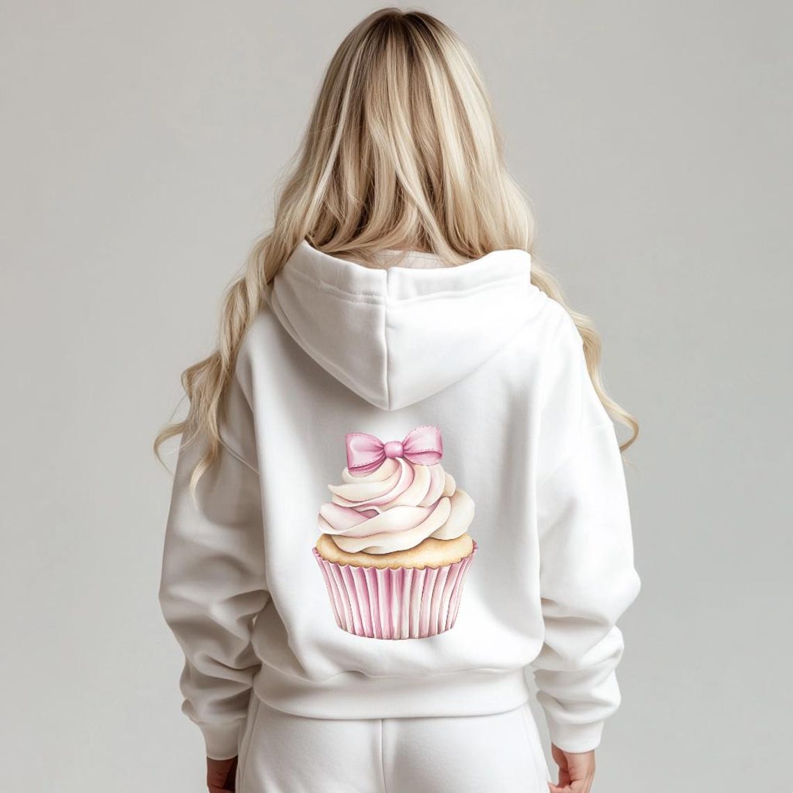 Coquette Cupcake Clipart | Watercolor Dessert Digital Download | Cute ...