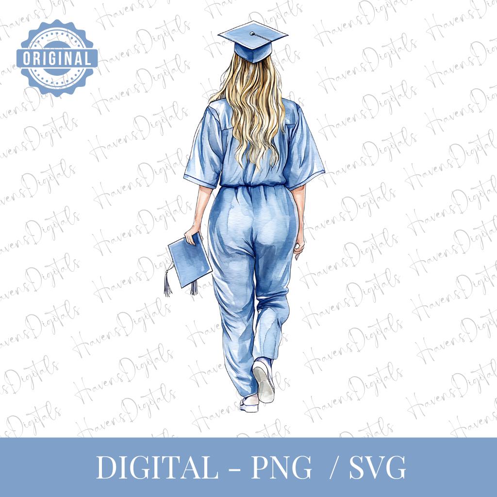 Nurse Graduation Clipart Bundle Class of 2025, Nursing SVG, Nurse for ...