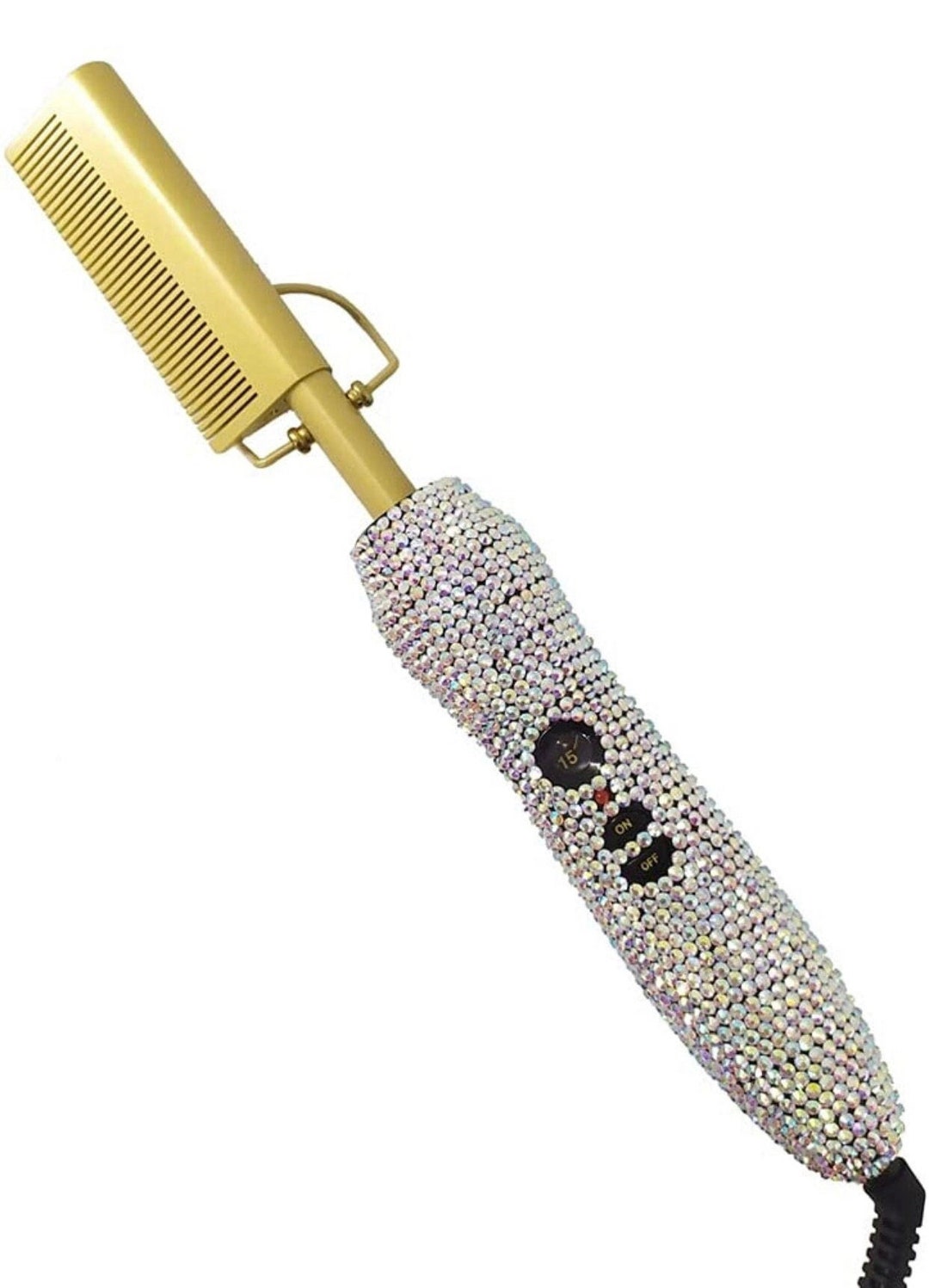 Bling Hot Comb Custom Pressing Comb Rhinestone Pressing Comb - Etsy