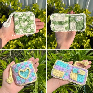 Delia Heartlet | Cute Crochet Wallet Organizer | PDF Pattern Only - Etsy