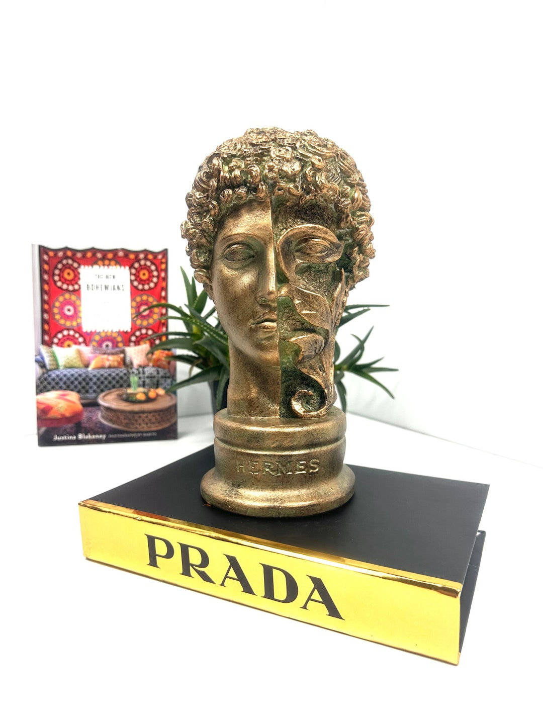 Hermes Statue Bronze Colur Hermes Bust Hermes Greek God Statue Hermes ...