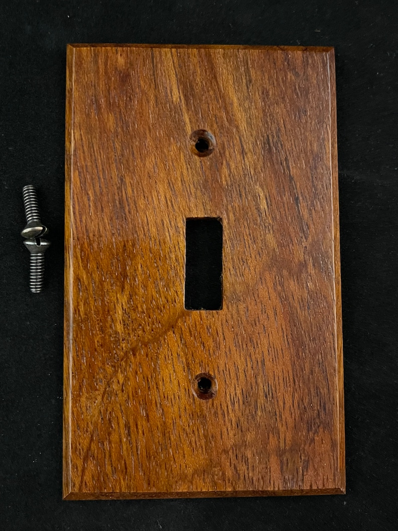 Jatoba Wood Light Switch Face Plate - Etsy