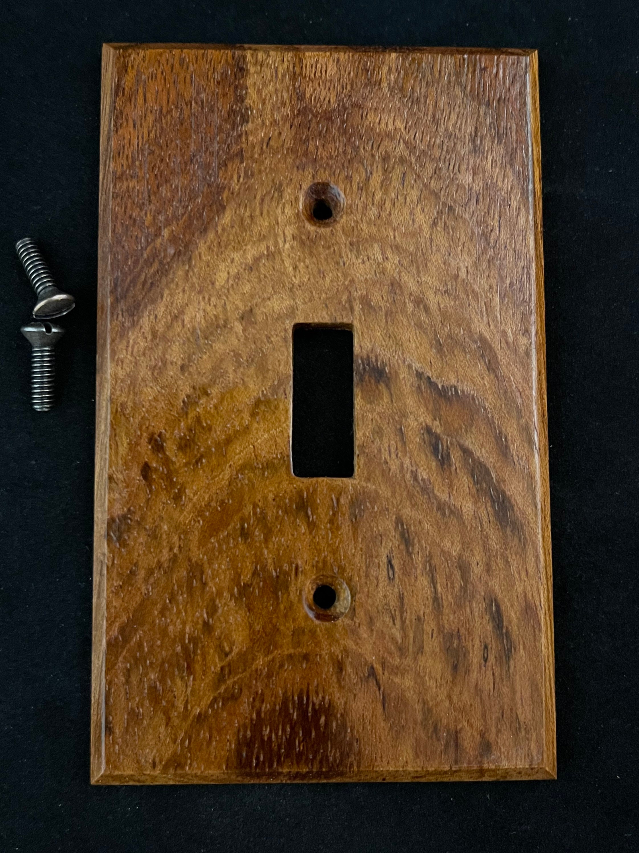 Jatoba Wood Light Switch Face Plate - Etsy