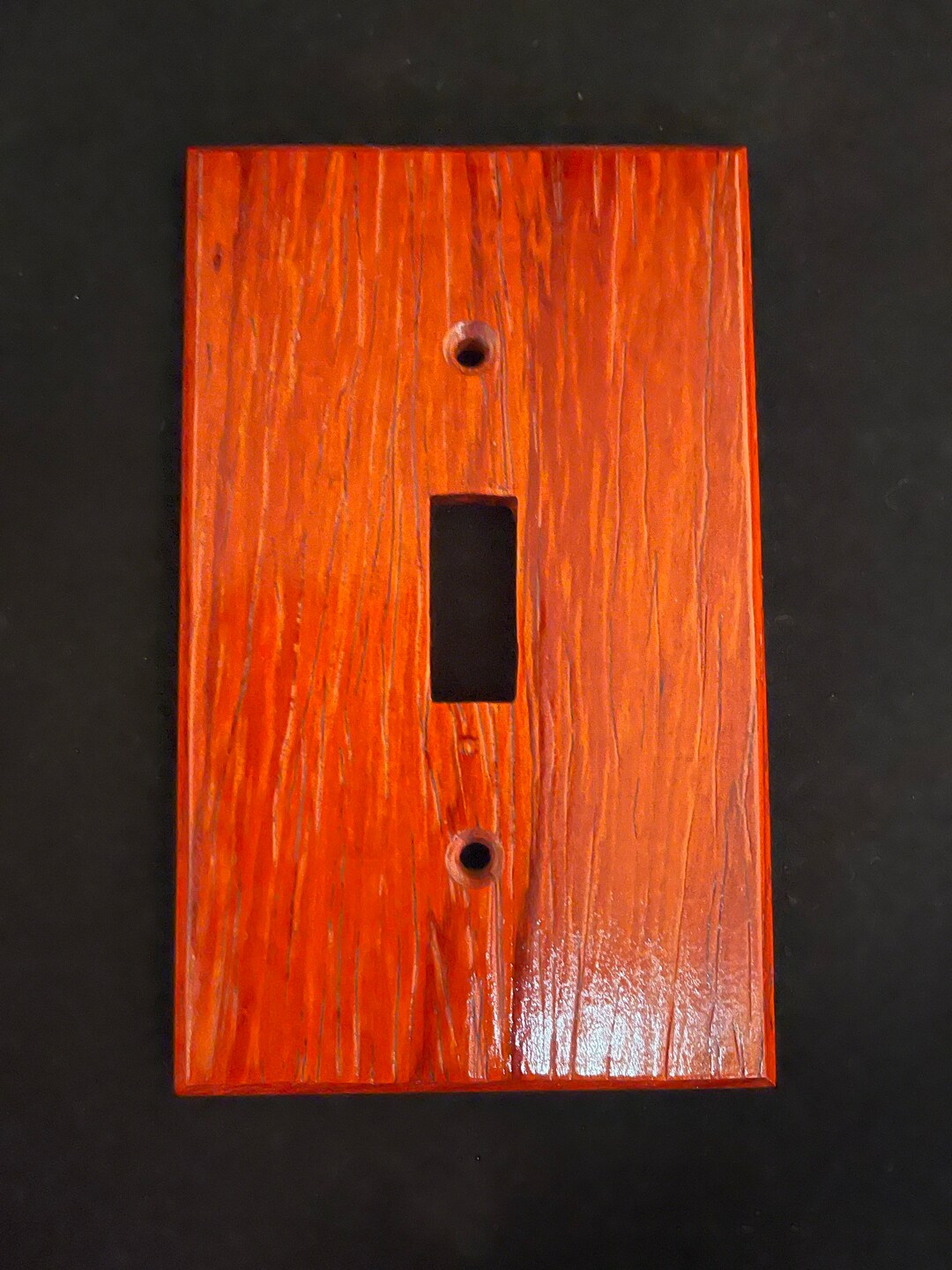 Padauk Wood Light Switch Face Plate - Etsy