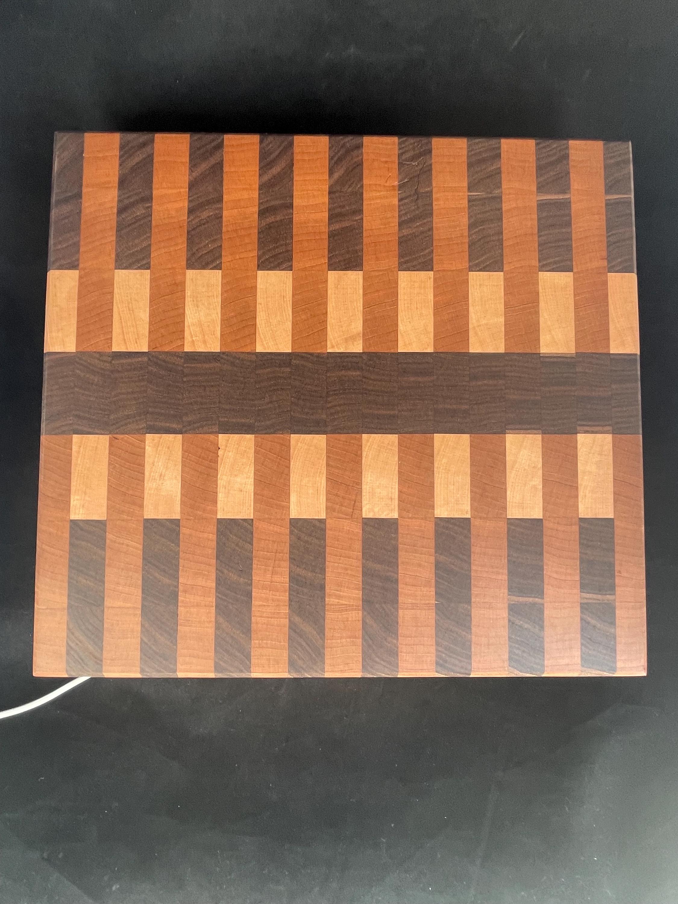 Cherry/maple/walnut- End Grain Cutting Board - Etsy