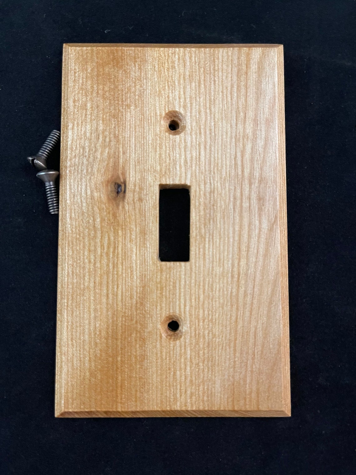 Flamed Birch Hardwood Light Switch Face Plate - Etsy