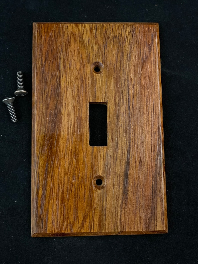 Jatoba Wood Light Switch Face Plate - Etsy