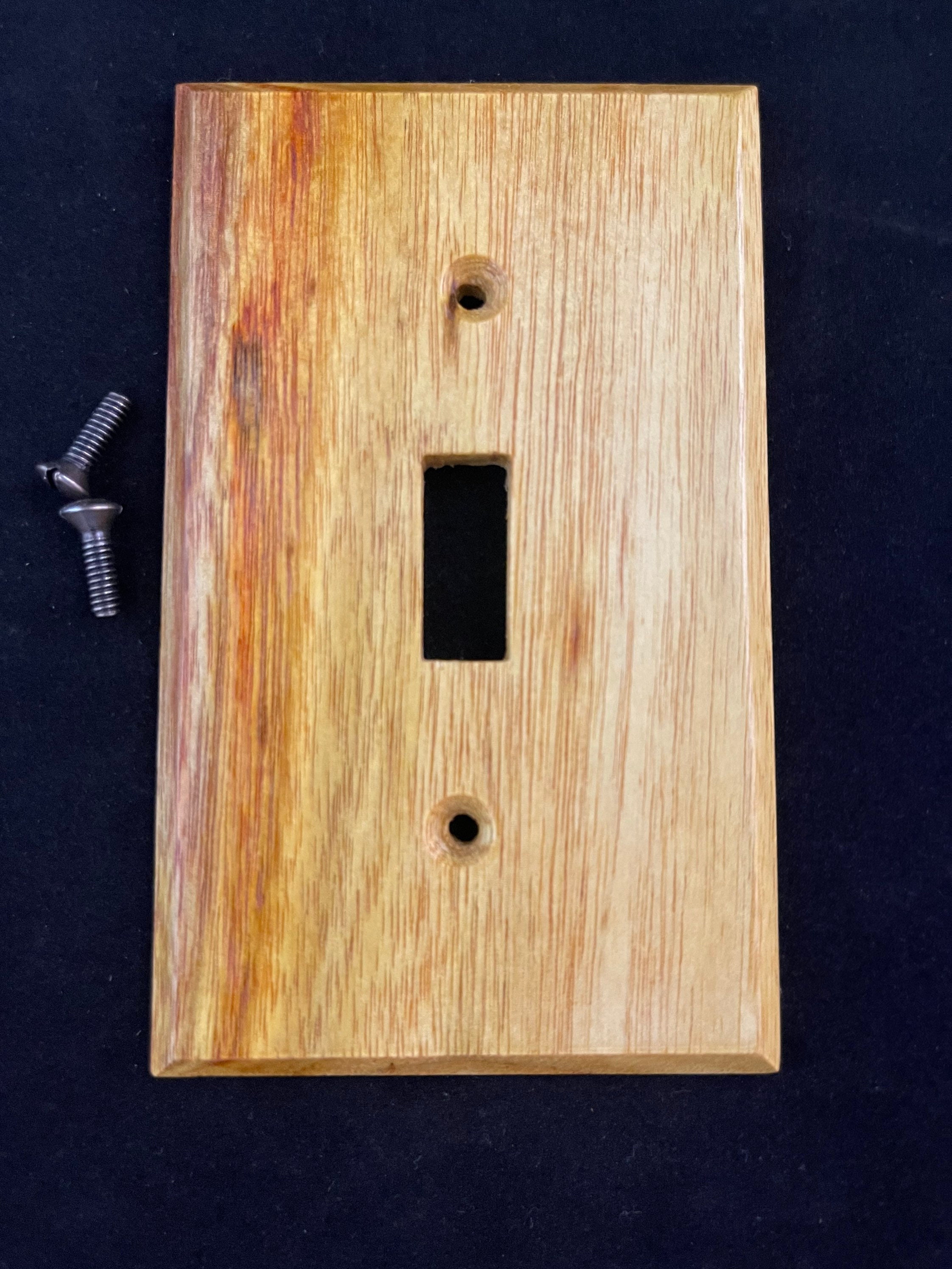 Canary Wood Light Switch Face Plate - Etsy