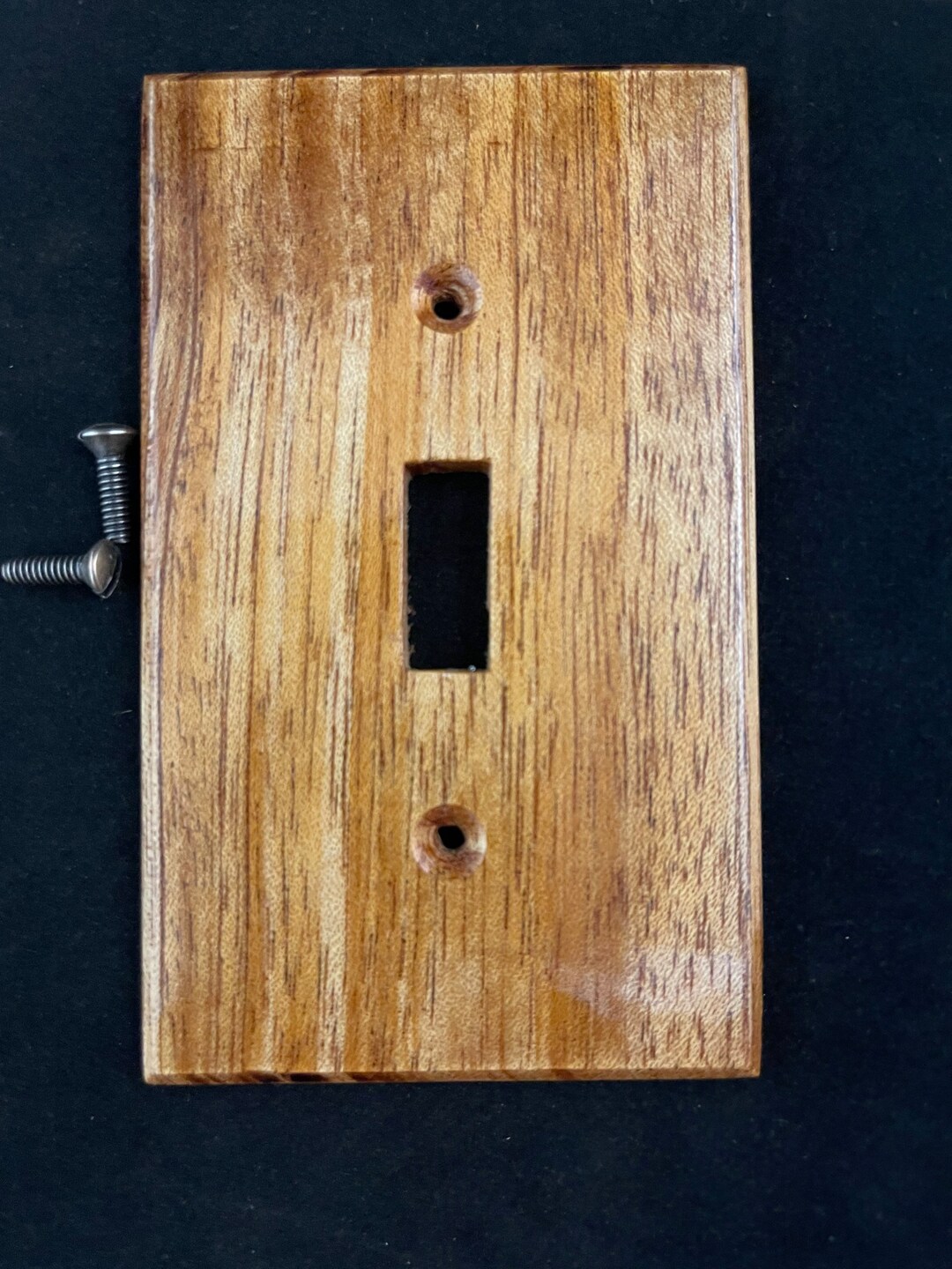 Mahogany Wood Light Switch Face Plate - Etsy