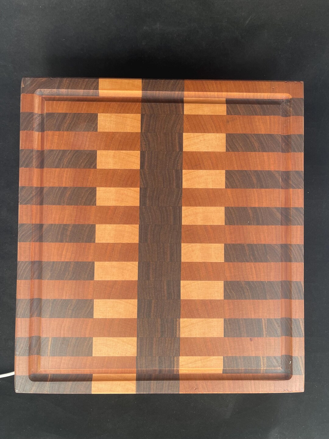 Cherry/maple/walnut- End Grain Cutting Board - Etsy