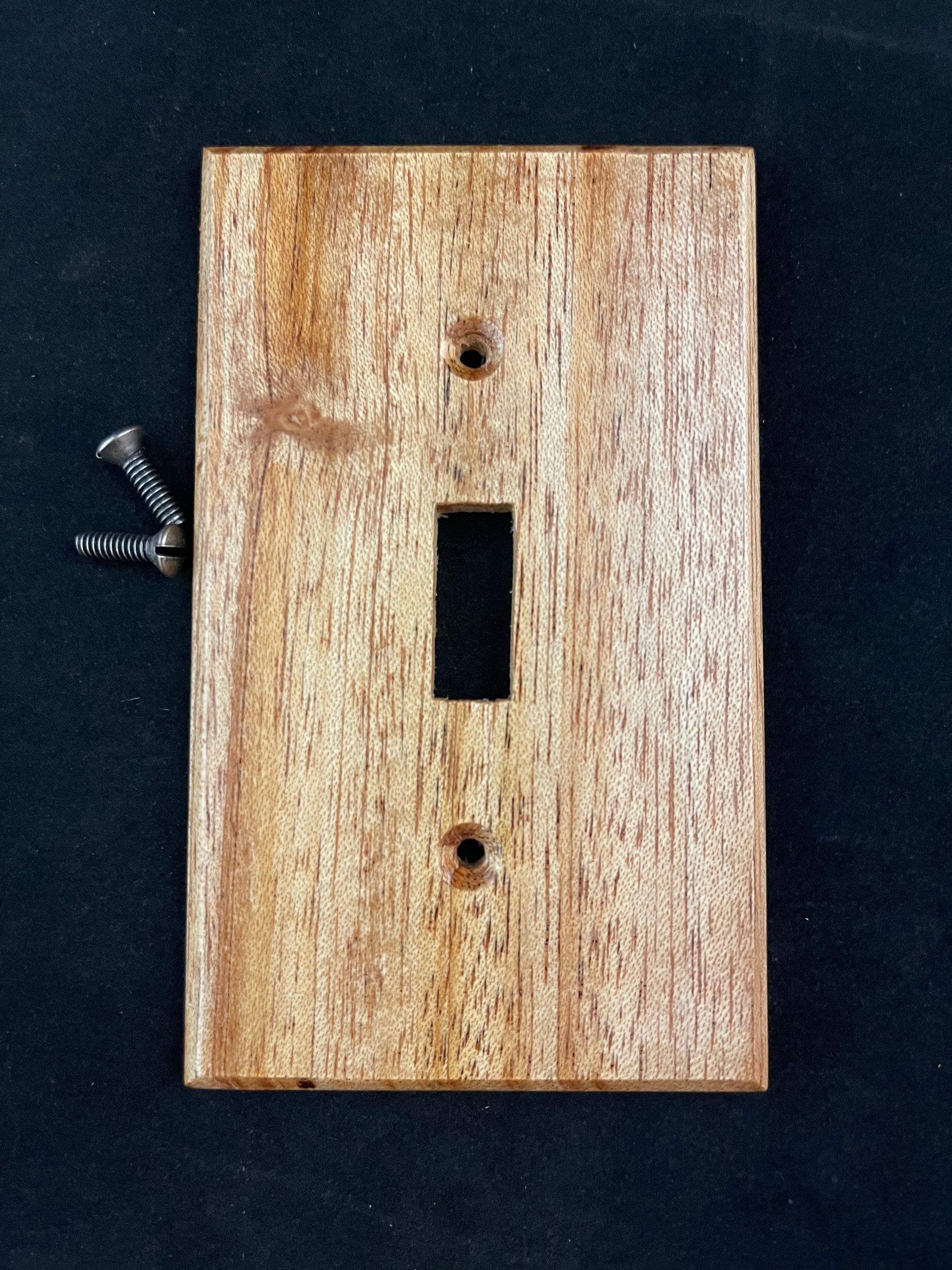 Mahogany Wood Light Switch Face Plate - Etsy